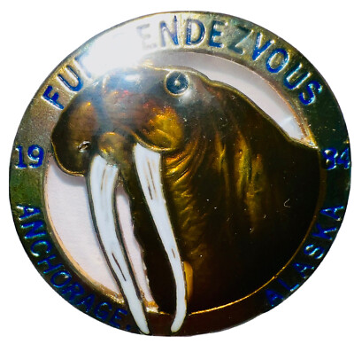Fur Rendezvous Rondy Anchorage Alaska Collectors Pin Walrus 1984 No 11 ...