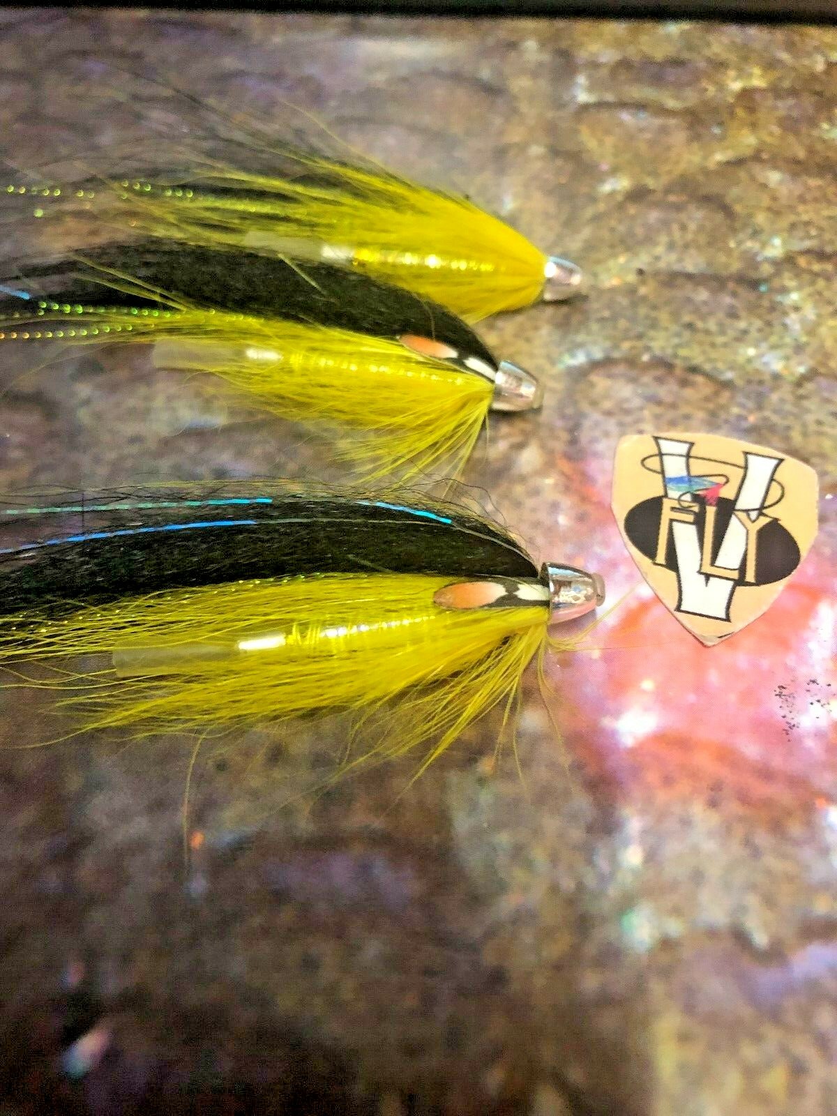 V Fly Signature Posh Tosh Conehead Salmon Tube Flies & Trebles 2 Sizes ...