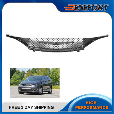 For 2017-2020 Chrysler Pacifica New Black Front Upper Grille Grill ...