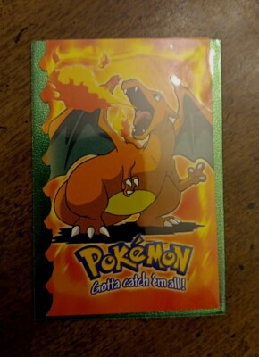 1999 Topps Pokemon Card - Charizard 6 of 12 - Die-Cut - 1st Print BLUE ...