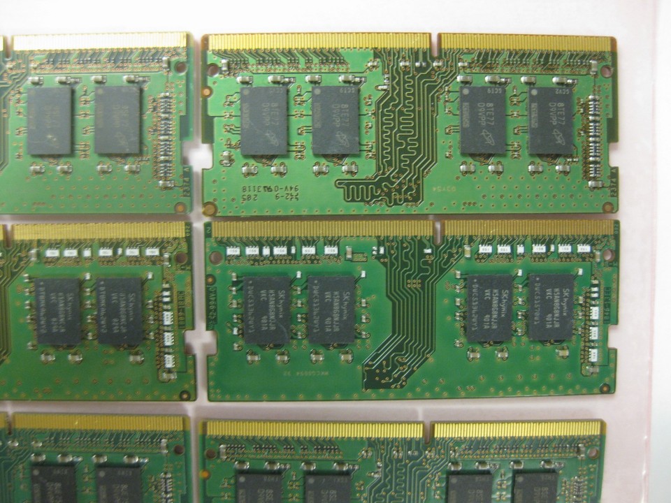 Lot of 10 Mixed Memory 80GB (10x8GB) PC4-2666V DDR4 Laptop Ram | eBay