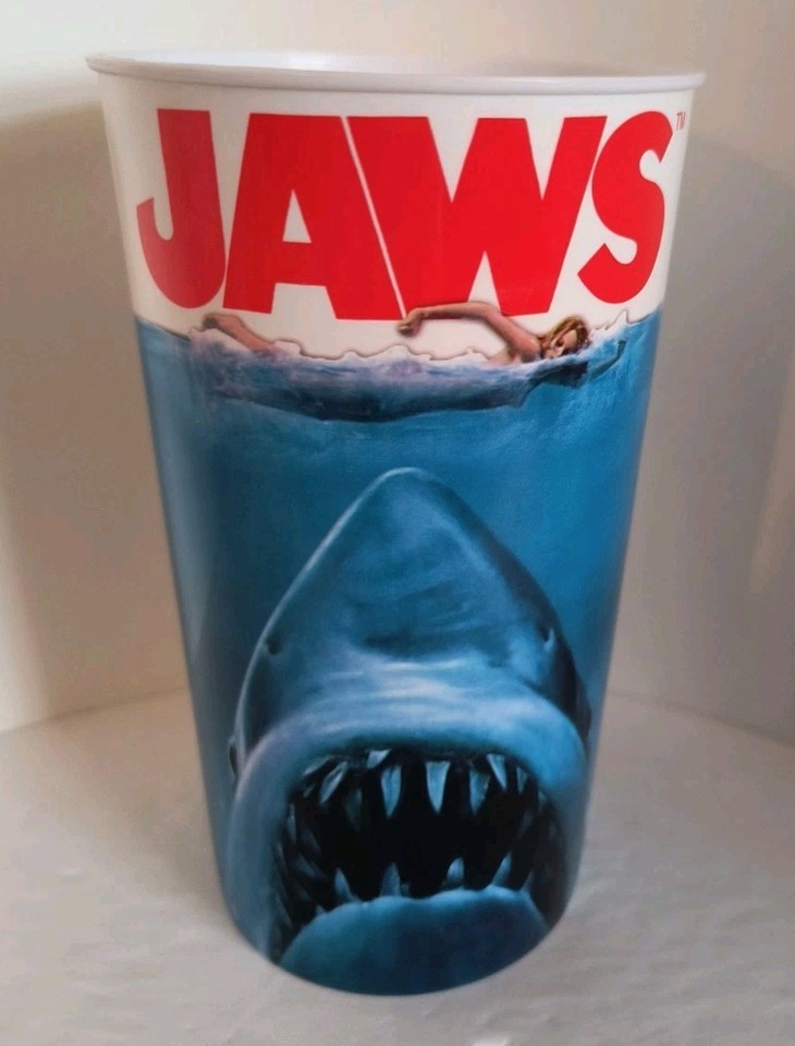 JAWS MOVIE POSTER 22 oz. Collectible Plastic Cup 2019 NEW! Free ...