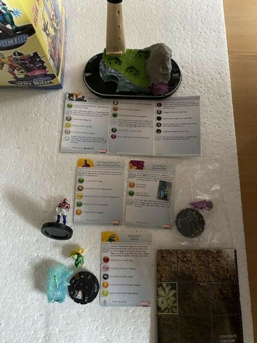 Marvel Heroclix Wolverine and the X-Men T003 Excalibur Team Base map ...