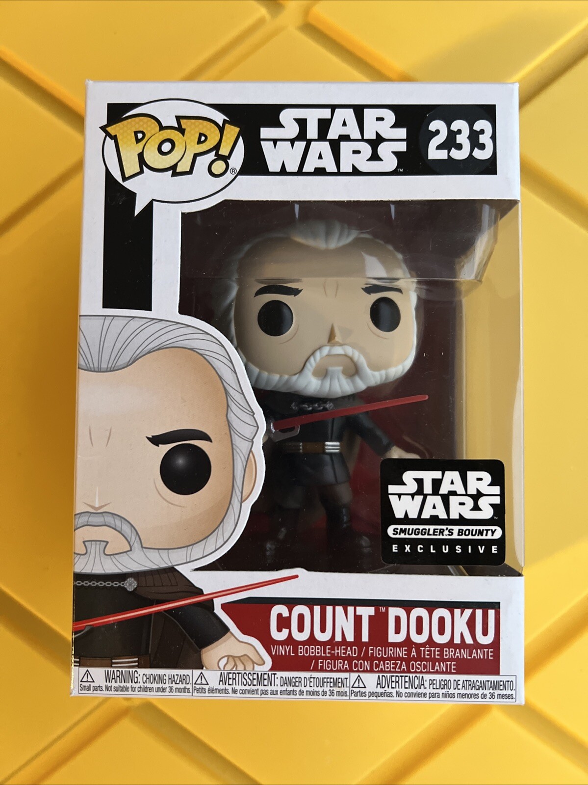Funko Pop! Star Wars Count Dooku #233 Smuggler's Bounty Vinyl Figure | eBay