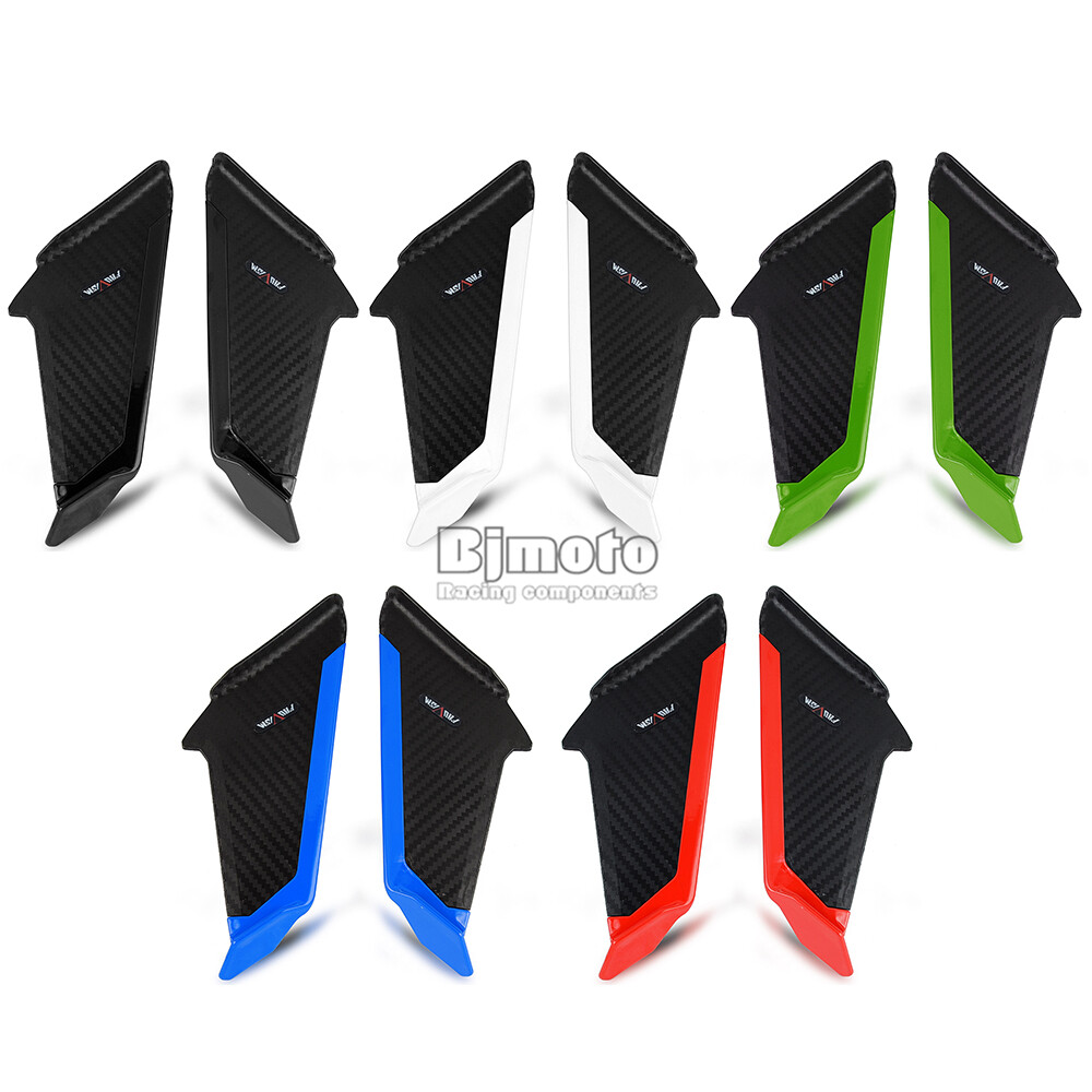 Red Front Fairing Winglet Side Spoiler For YAMAHA YZF-R1 R6 R7 R15 R25 ...