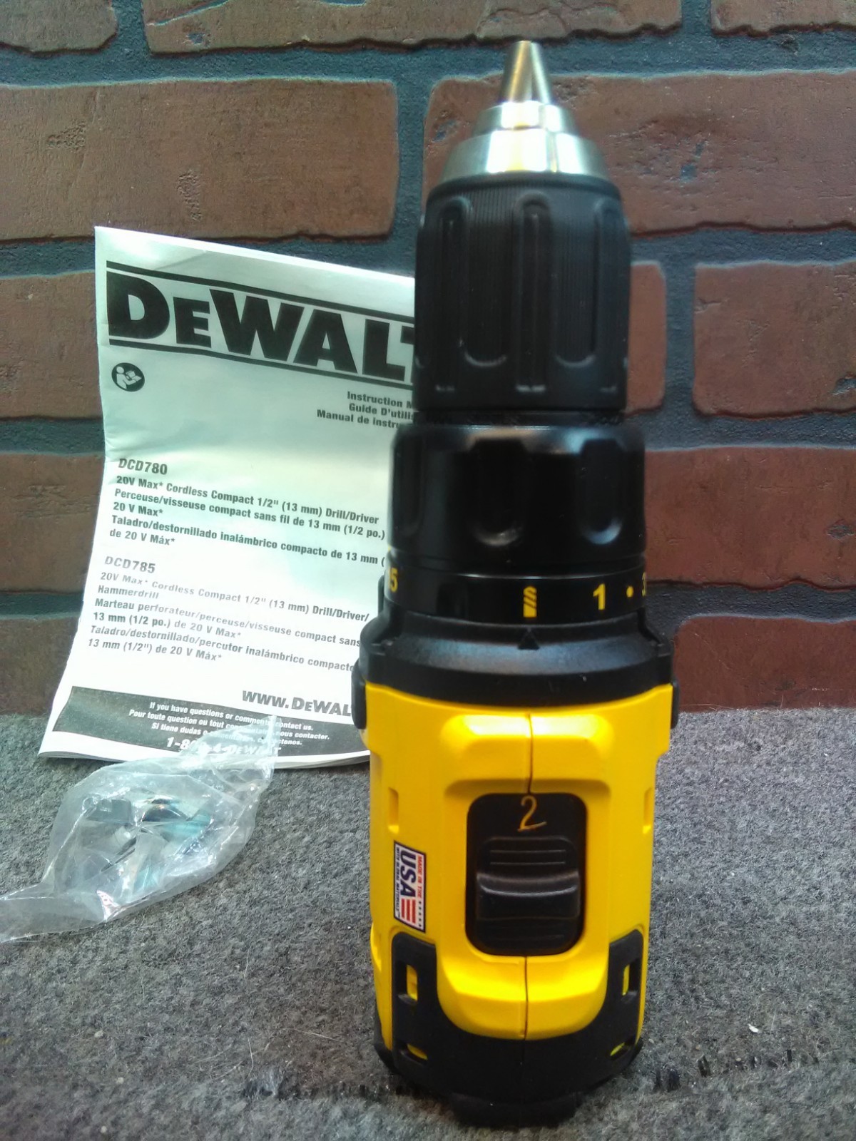 Dewalt DCD780 20V MAX 1/2" Drill Driver W/Belt Clip-***NEW*** | eBay