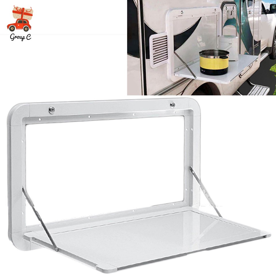 RV Caravan Picnic Folding External Table Aluminum 800x450mm Wall Mount ...