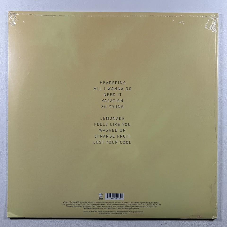 Splashh “Comfort” LP/Kanine Records (Sealed) 2013 | eBay