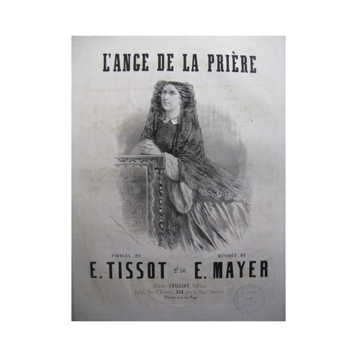 MAYER Ernest L'Ange de la Prière Chant Piano XIXe | eBay