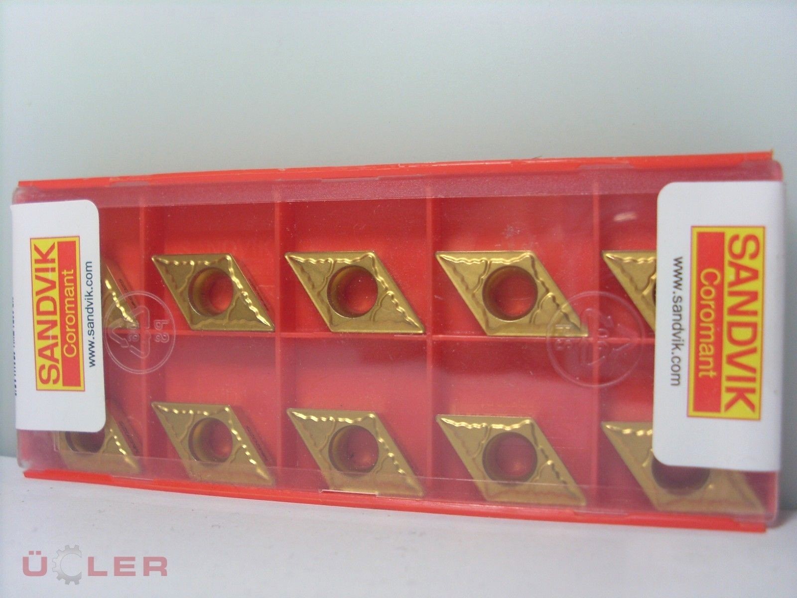 10X SANDVIK DCMT 11T304-MM 2035 WENDESCHNEIDPLATTEN CARBIDE INSERTS ...