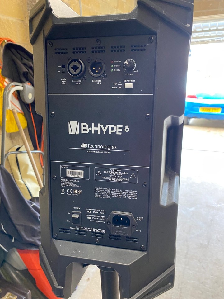 DB technology hype 8 powered pa speaker | eBay UK
