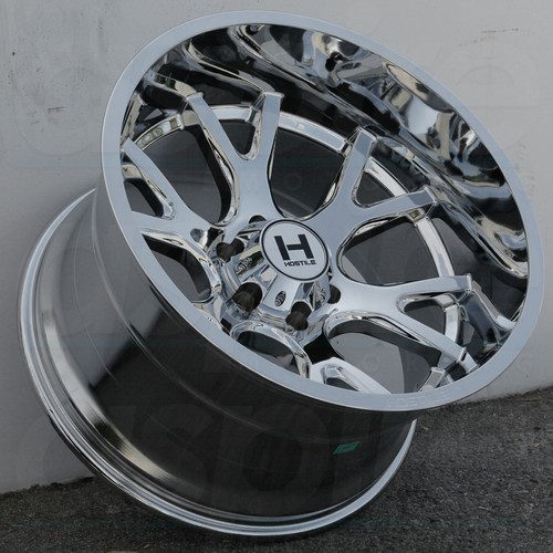 22x12 Chrome Wheels Hostile H113 Rage 8x6.5/8x165.1 -44 (Set of 4) 125 ...