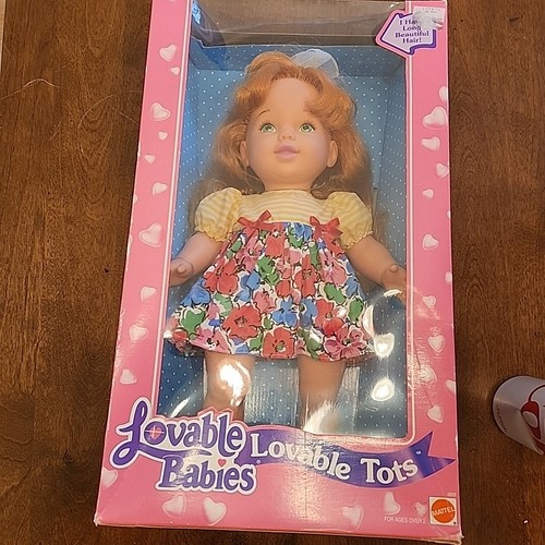 Lovable Babies, Lovable Tots Doll Mattel 1993 New In box Red Hair Vinyl ...