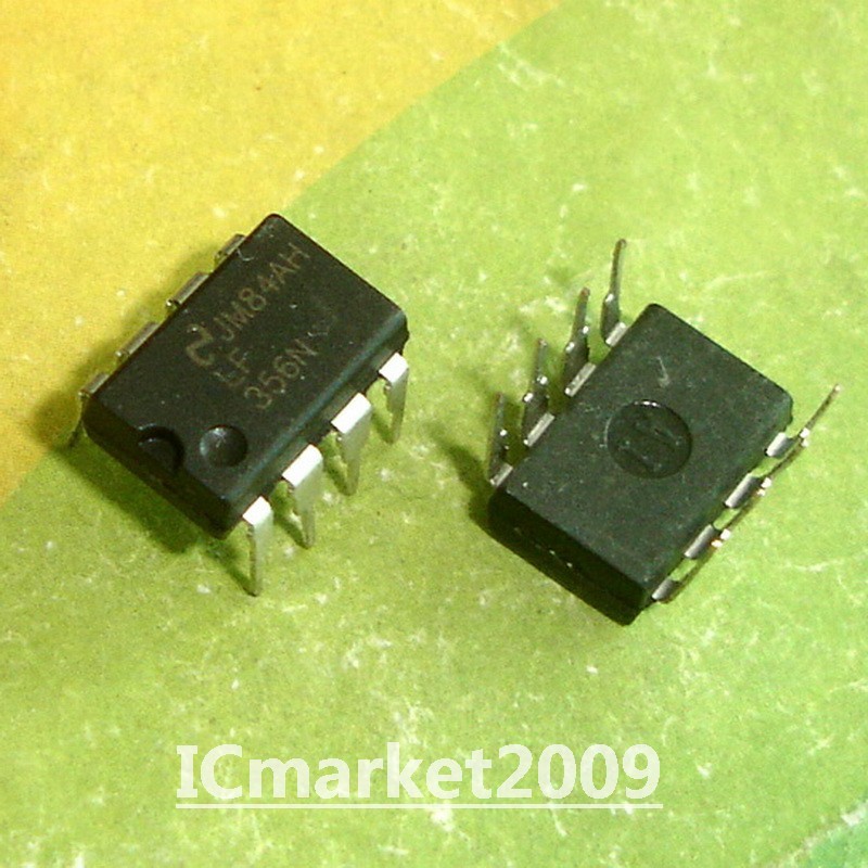 10 PCS LF356N DIP-8 LF356 Series Monolithic JFET Input Operational ...
