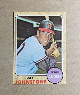 1968 Topps #389 Jay Johnstone Angels Vintage Baseball Card! EX | eBay