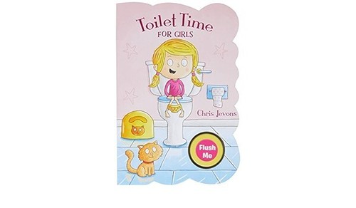 "Toilet Time For Girls" Training book with "flush" | eBay