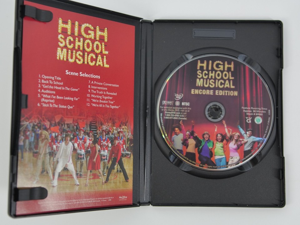 High School Musical (Encore Edition) - DVD - VERY GOOD | eBay