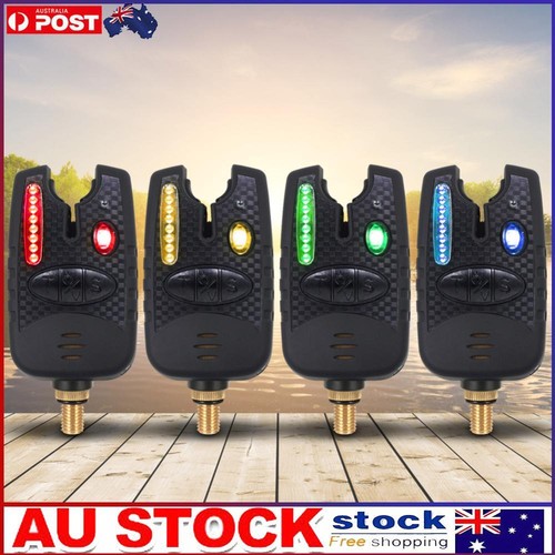 LED Fishing Bait Alarm 8-Level Adjustable Useful Fishing Bite Indicator ...