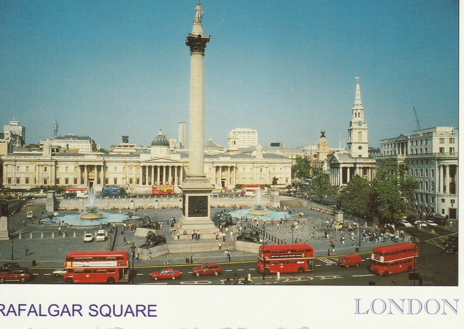 Trafalgar Square Postcard Free Shipping! | eBay
