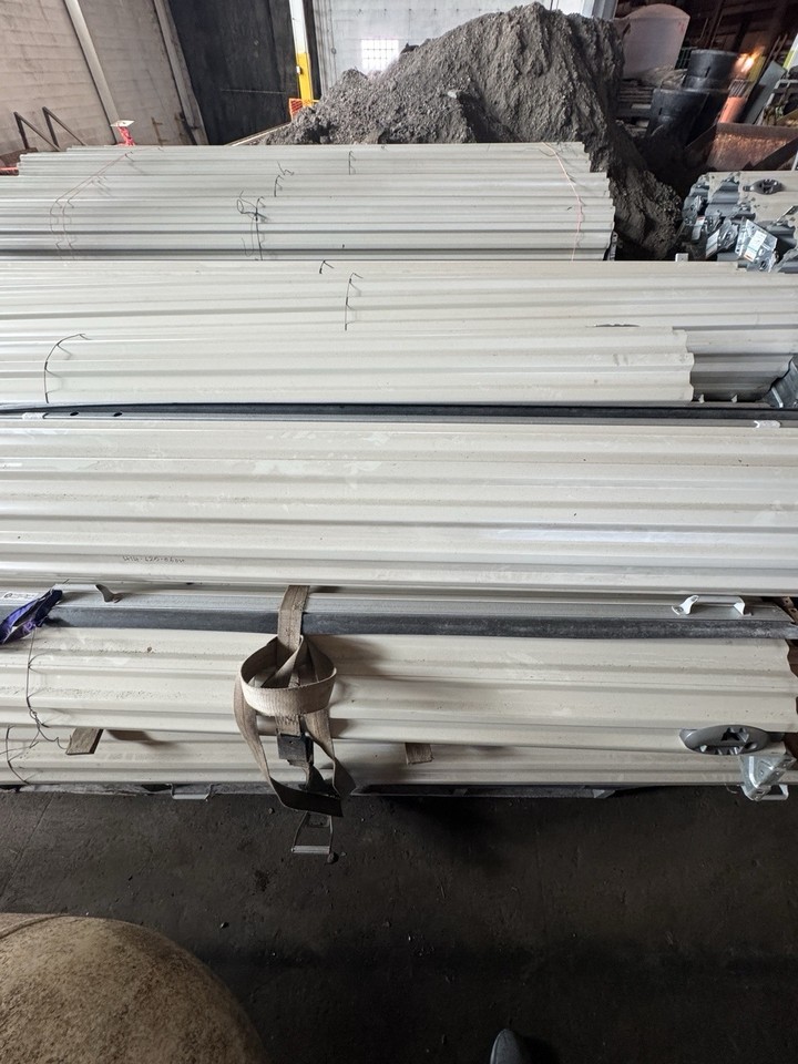 Trac-Rite Roll Up Doors Commercial No RUST! White/Tan 1-2 Years Old! | eBay