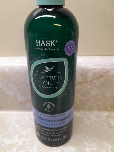 Hask Tea Tree Oil & Rosemary Invigorating Shampoo 12 floz Soothe ...
