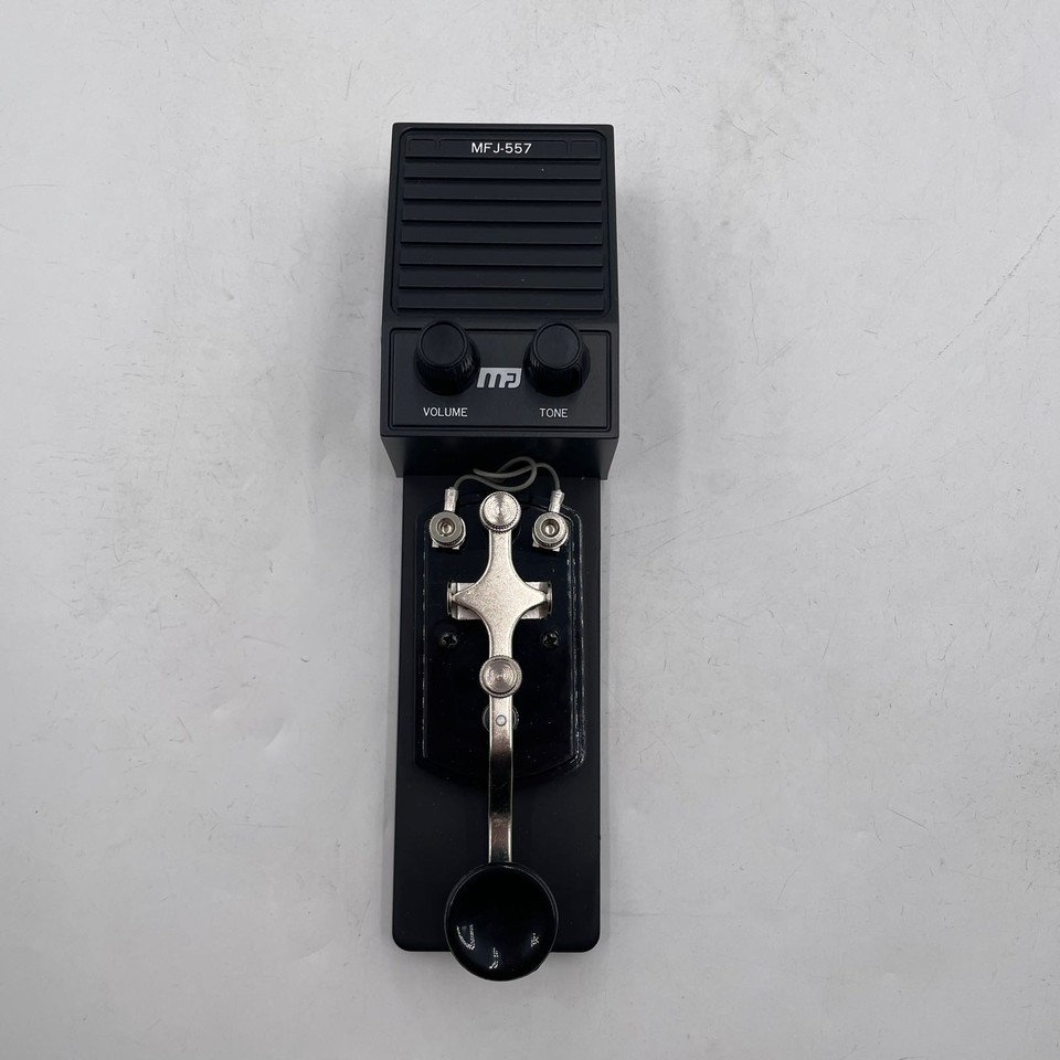 MFJ-557 Deluxe Morse Code Practice Oscillator with Straight Key - READ ...