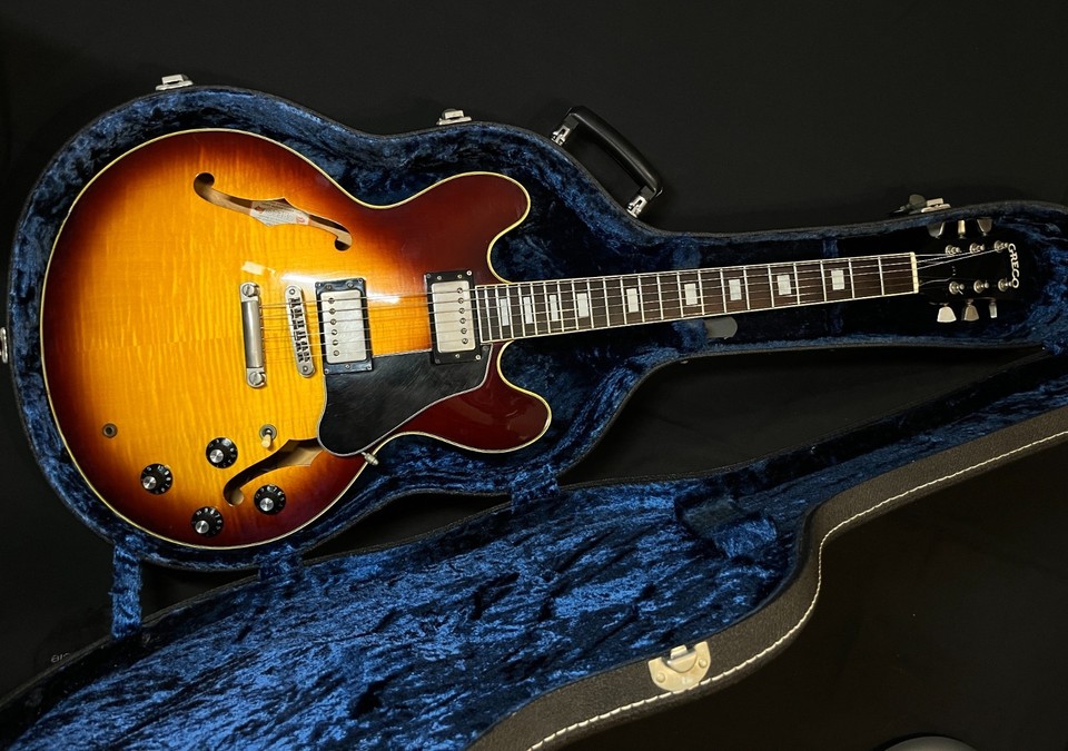 GRECO SA-700 1979 ES-335 Semi-Hollow Vintage PAF W/OHSC MiJ FREE US ...