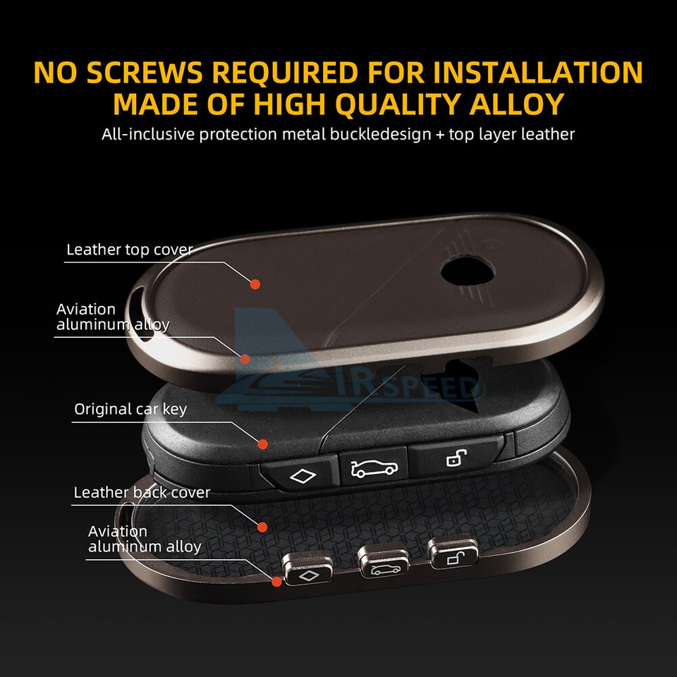 For Mini U25 J01 J05 F65 F66 F67 2024-2025 Car Key Shell Cover Trim ...