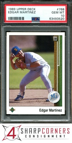 1989 UPPER DECK #768 EDGAR MARTINEZ MARINERS HOF PSA 10 | eBay