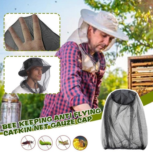 Mosquito Insect Hat Bug Mesh Head Net Camping Face Protector | eBay
