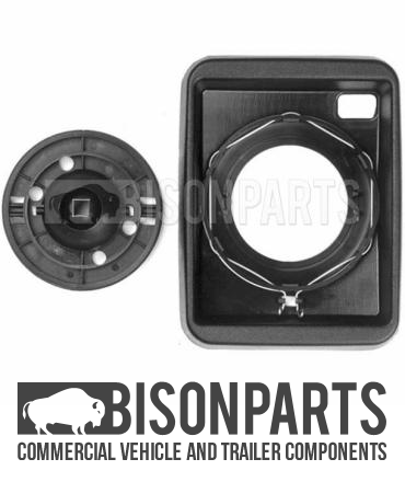 *FITS DAF CF85 (2001-2006) WIDE ANGLE HEATED MIRROR GLASS RH OR LH ...