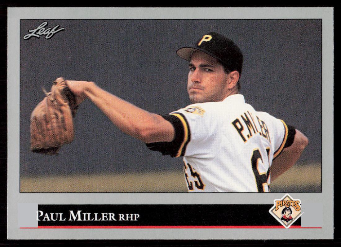1992 Leaf 492 Paul Miller Pittsburgh Pirates | eBay