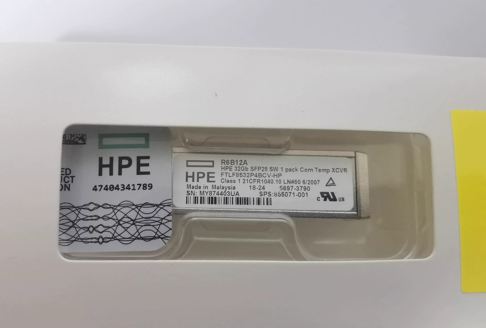 R6B12A HPE B-series 32Gb-SW SFP28 Short Wave 1-pack | eBay