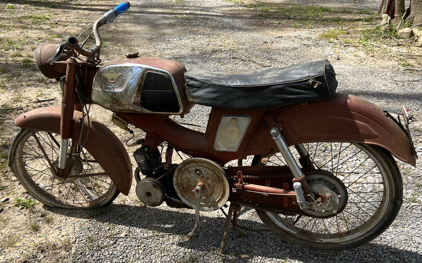 BARN FIND Motobecane Cir 1960 SP50 Special 50 Motorcycle Moped French ...