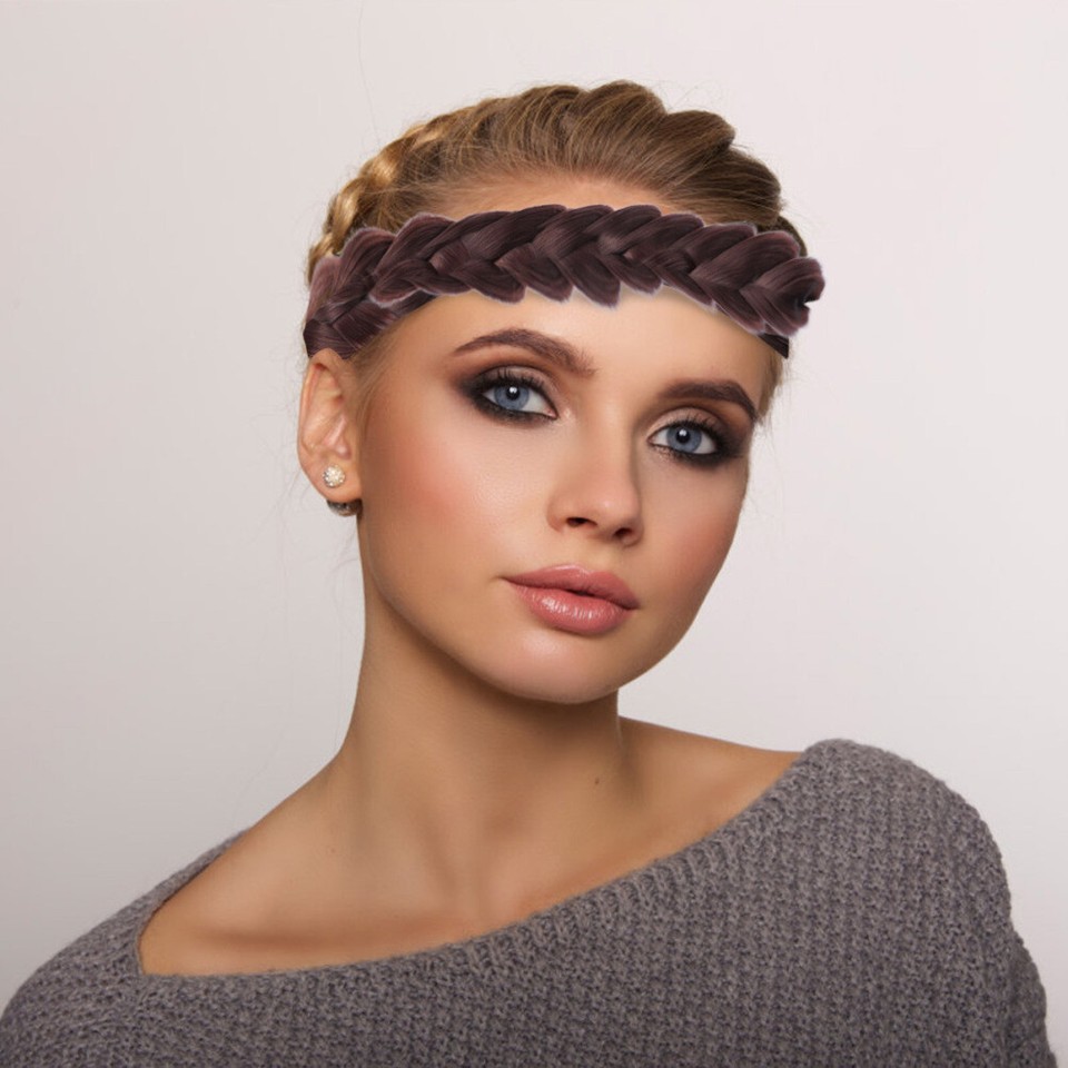 Braided Hairband Hair Braid Headband Bohemian Braid Hair Band | eBay