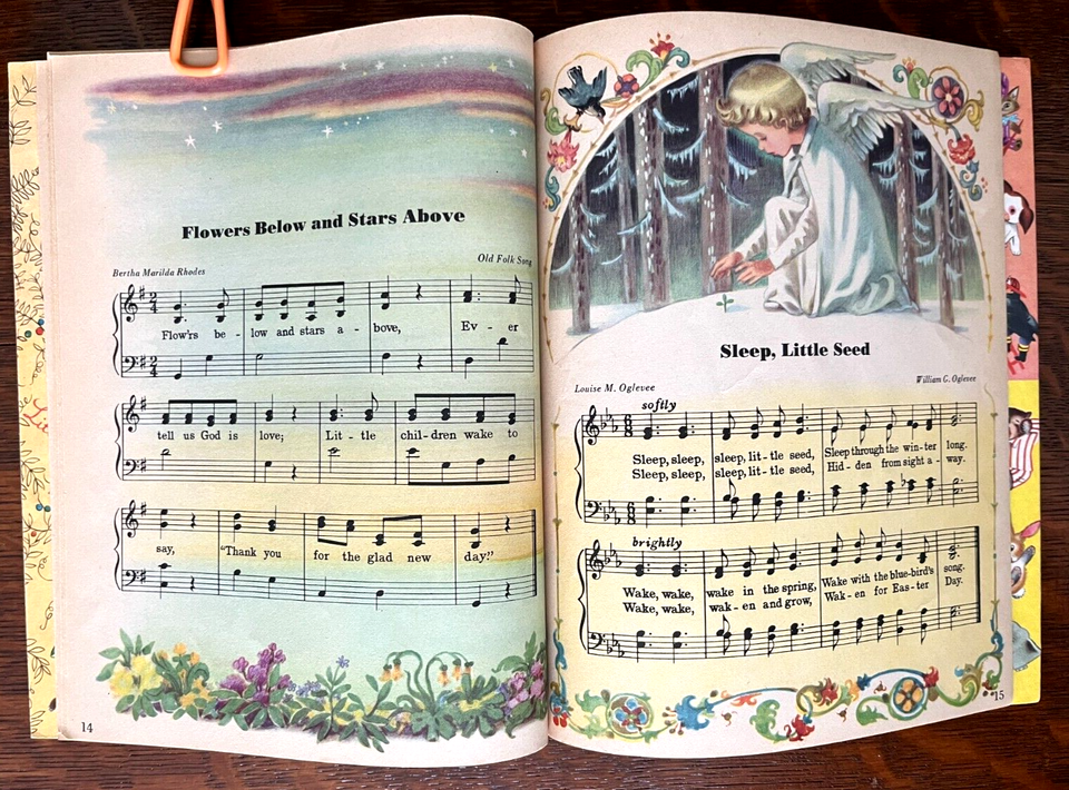 HYMNS ~ vintage children's Little Golden Book #392 ~ 1st at this LGB ...