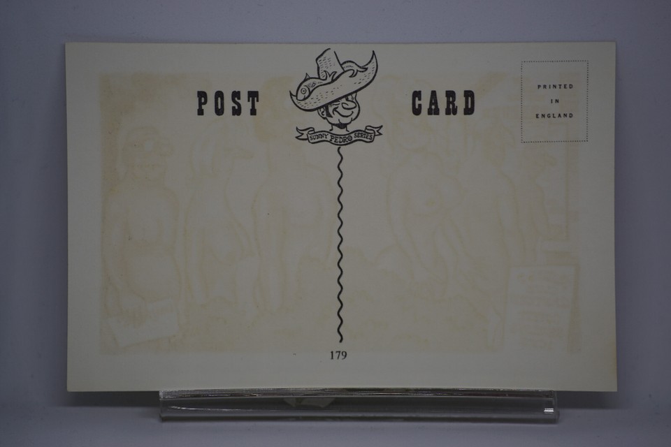 Postcard Seaside Comic Saucy Risqué Canteen Coffee Saveloys Ices Sunny ...