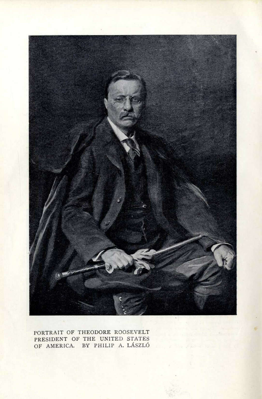 Portrait of Theodor Roosevelt President of the USA by Ph.A.Laszlo von ...