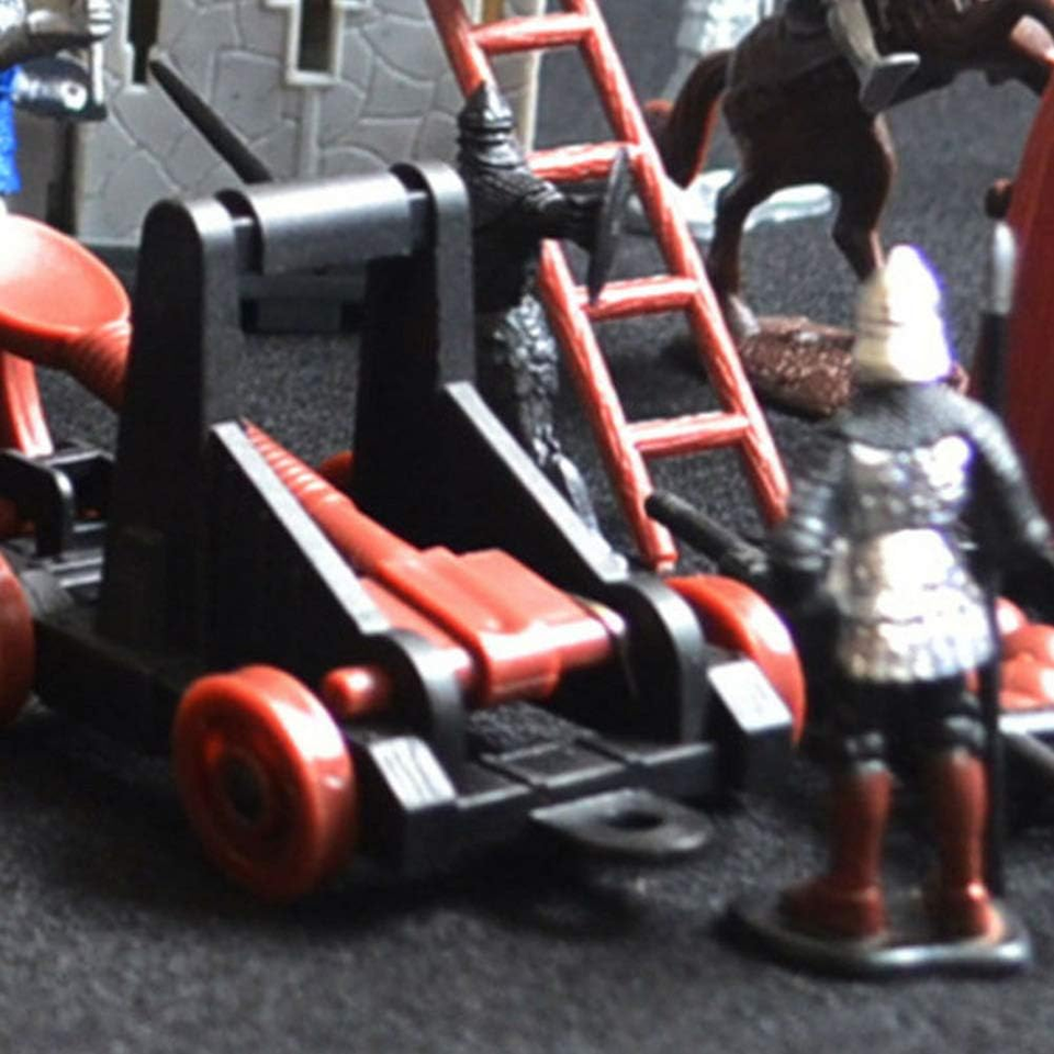 Medieval Castle Toy, Castles Knights Soldiers Model Kit Knight Figures ...
