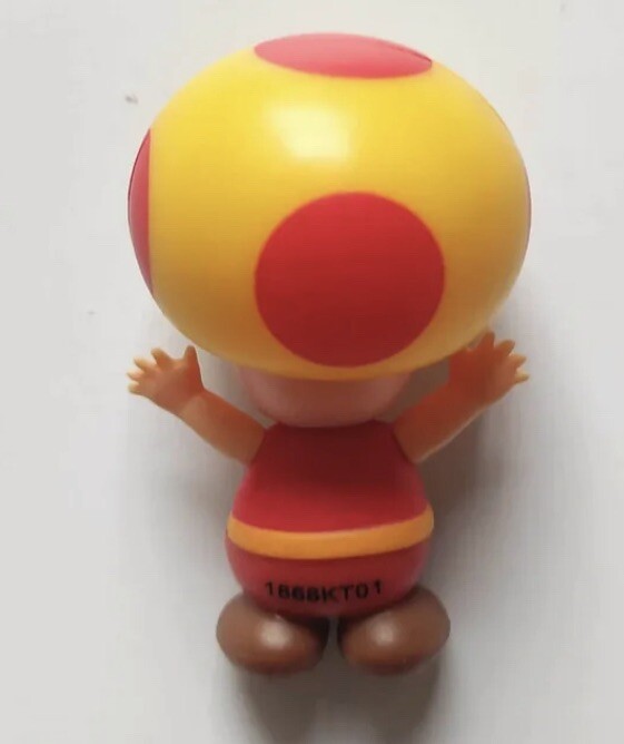 Jakks Pacific Super Mario World of Nintendo Fire Toad 2.5in Action ...