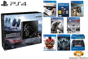 PS4 500GB Limited Edition Star Wars Battlefront Bundle + 10 Games *NEW ...