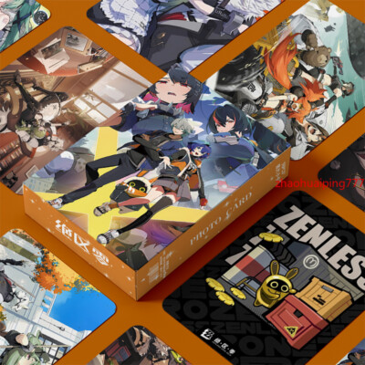 Zenless Zone Zero Cosplay Laser Card LOMO Bookmark 55 Sheets Per Box | eBay