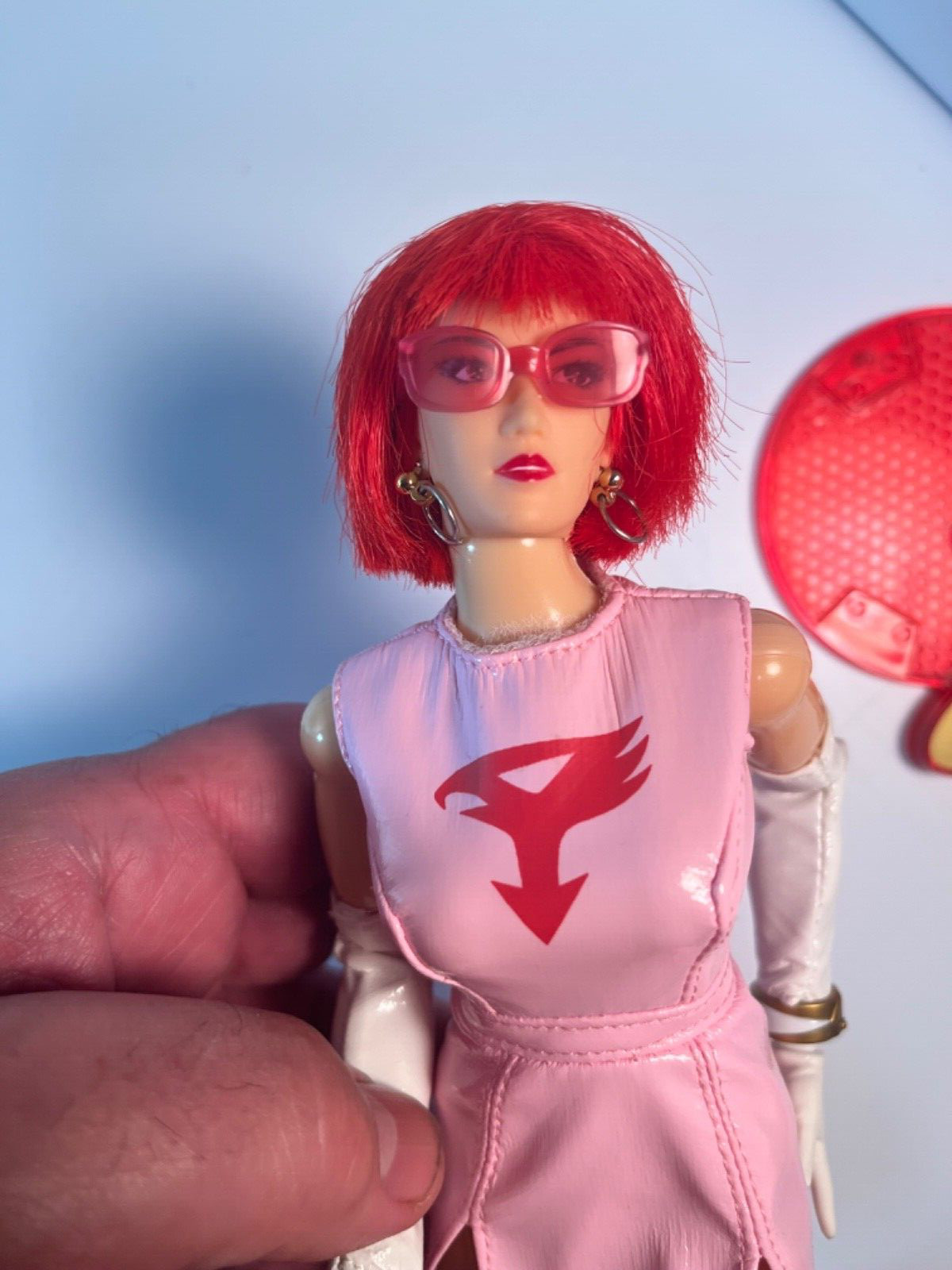 CUSTOM FEMALE PINK GO GO DANCER 12" FIGURE CY GIRL GATCHAMAN TBLEAGUE ...