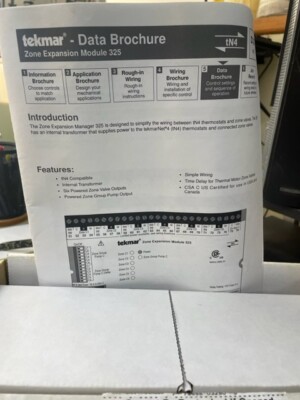 Tekmar 325 tN4 6 zone expansion module | eBay