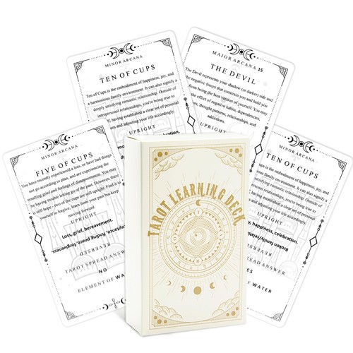 Tarot Cards for Beginners, Learning Tarot Cards Deck with Meanings on ...