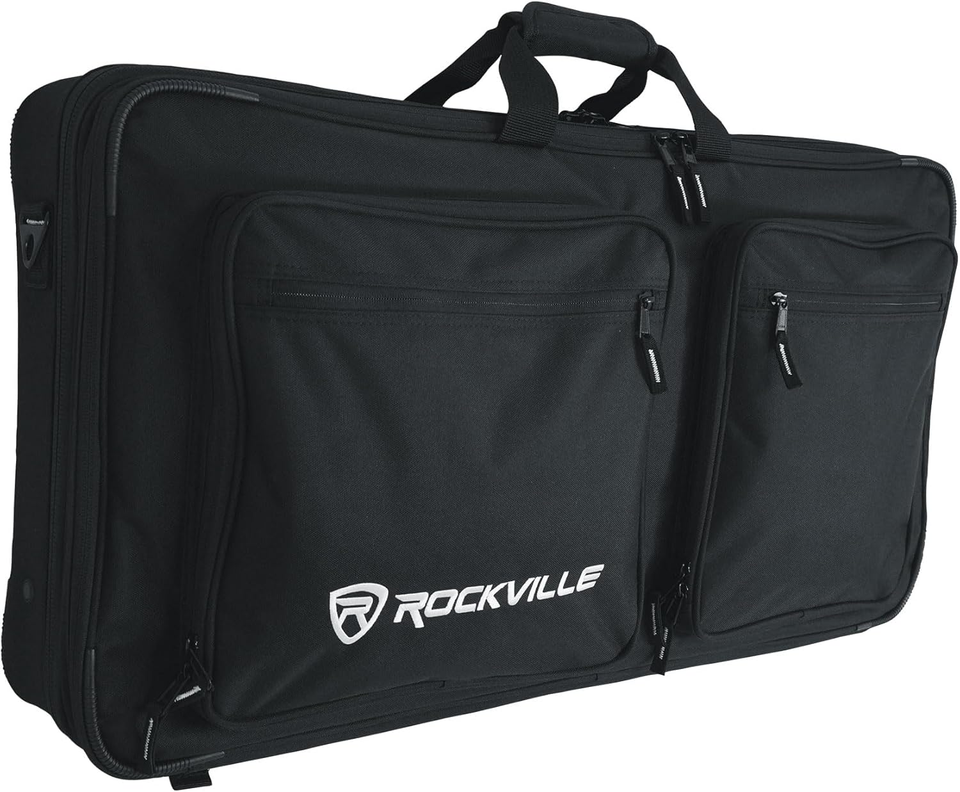 DC27 Padded DJ Controller Bag Backpack, Fits 27" Controllers, Water ...