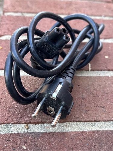 6ft 2-Prong CEE 7/7 Schuko European Plug to 3-Pin C13 Jack Power Cable ...