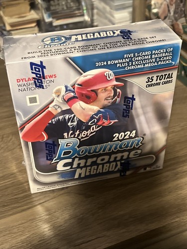 2024 Bowman Chrome Baseball Mega Box Factory Sealed | eBay