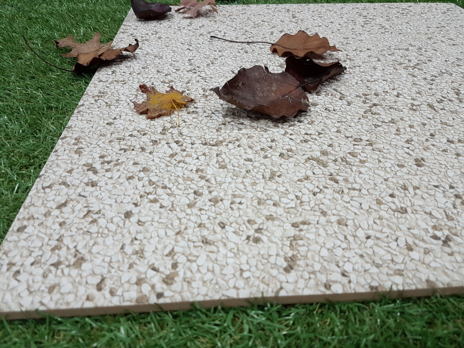Fulget Beige 530x530 Exposed Aggregate Look Anti-Slip Ceramic Floor ...