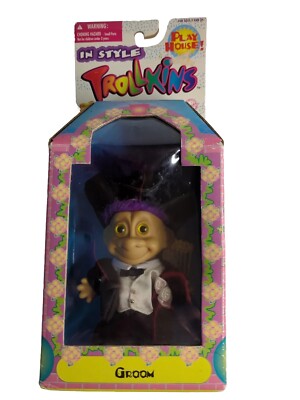 NIB! Trollkins GROOM Troll Doll 1998 Vintage | eBay